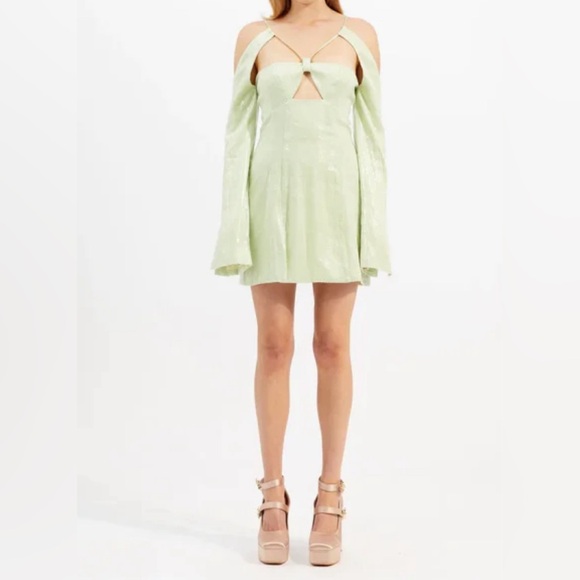 Alice McCall | Dresses | Alice Mccall Night Sky Mini Dress In Lime ...